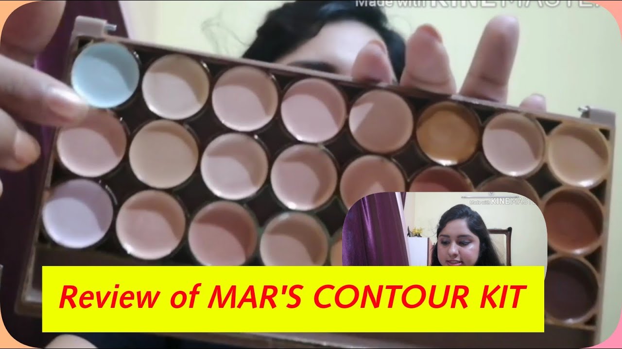 MAR'S CONTOUR KIT| Reviewing my new Mar's contour bronze highlighting ...