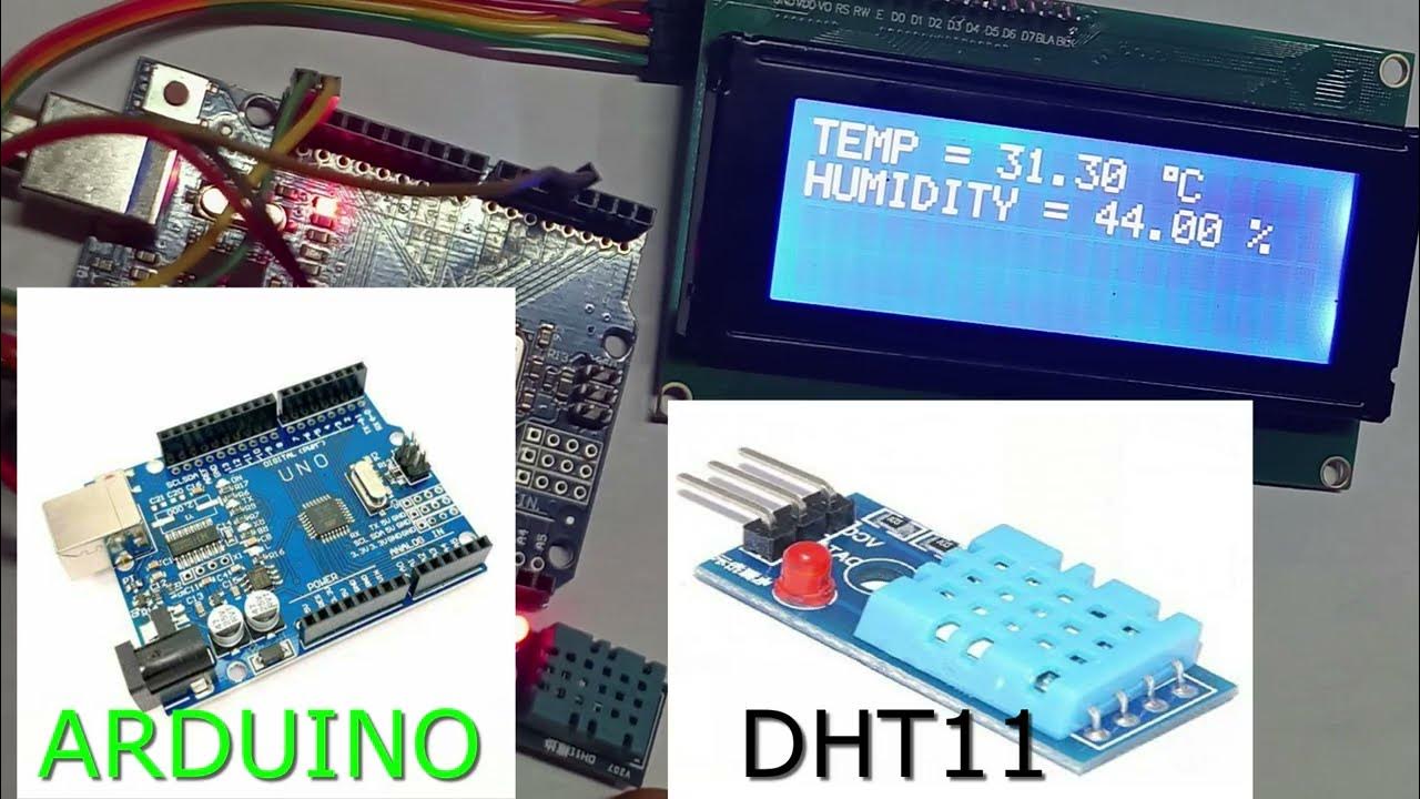 "Real-Time Temperature & Humidity Monitoring with DHT11 and Arduino | LCD Display Project - YouTube
