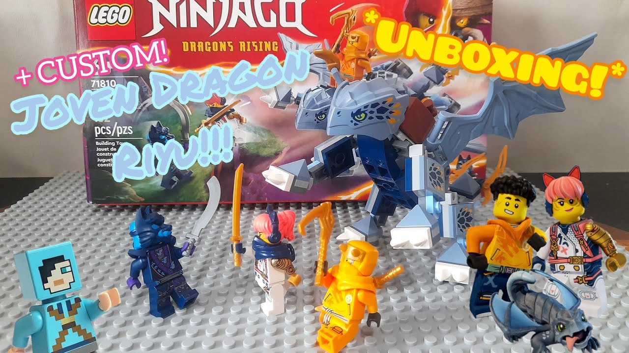 Riyu a Crecido! | Lego Ninjago Dragons Rising 71810 UNBOXING & REVIEW ...