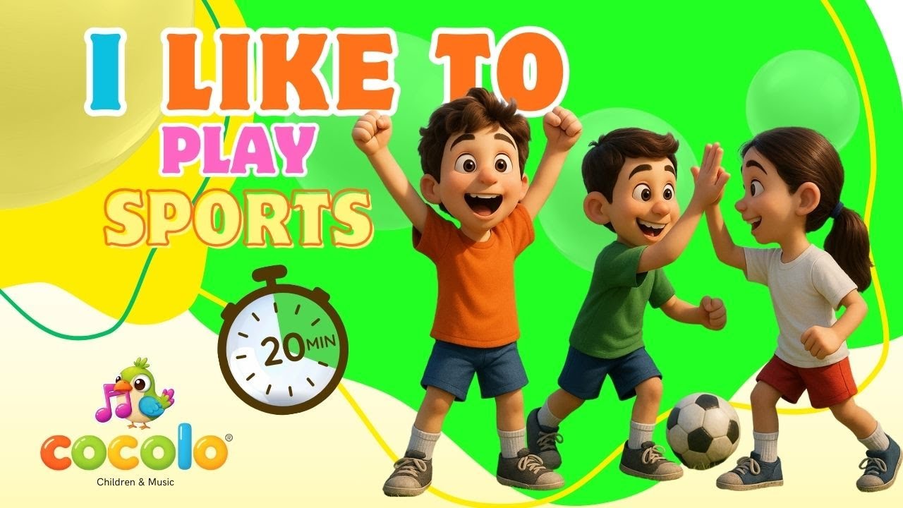 I LIKE TO PLAY SPORTS! | Sing, Dance & Play with Cocoló Kids - YouTube