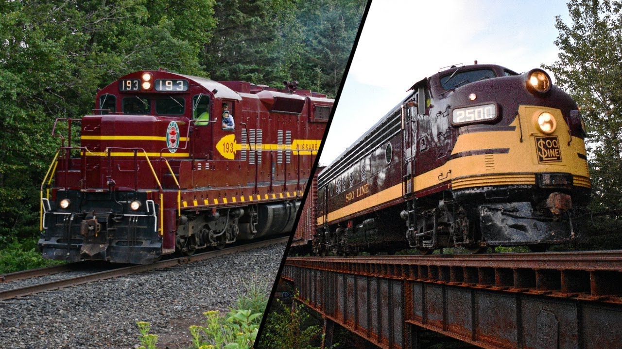 DMIR 193 and SOO 2500 on the North Shore Scenic Railroad - Lake ...