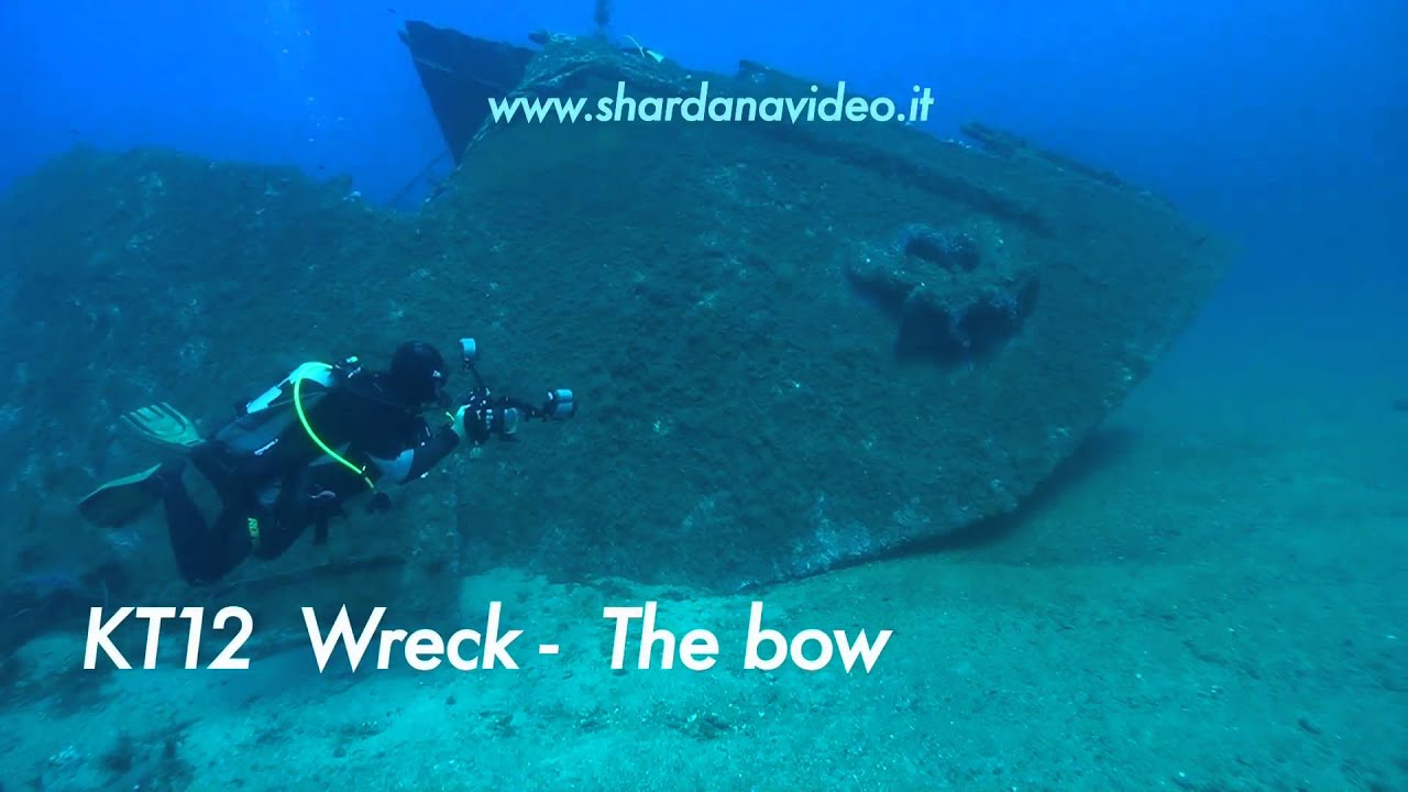 Diving the Bow of the KT12 Wreck - YouTube