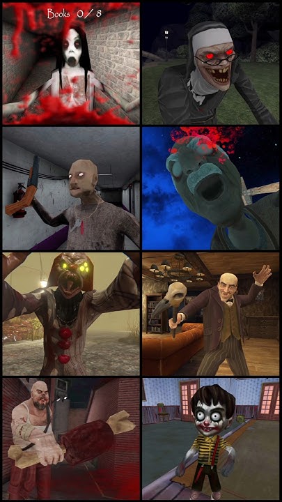 Slendrina Vs Evil Nun Vs Grandpa Vs Granny 5 Origin Vs Clown Vs Dr Crow Vs Mr Meat 2 Vs Scary ...