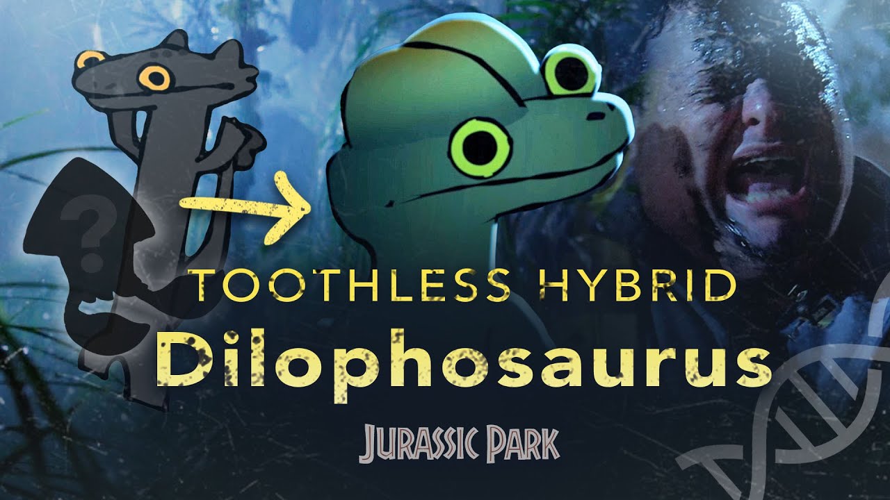 So we have a hybrid Dilophosaurus? | Jurassic Park meets Toothless ...