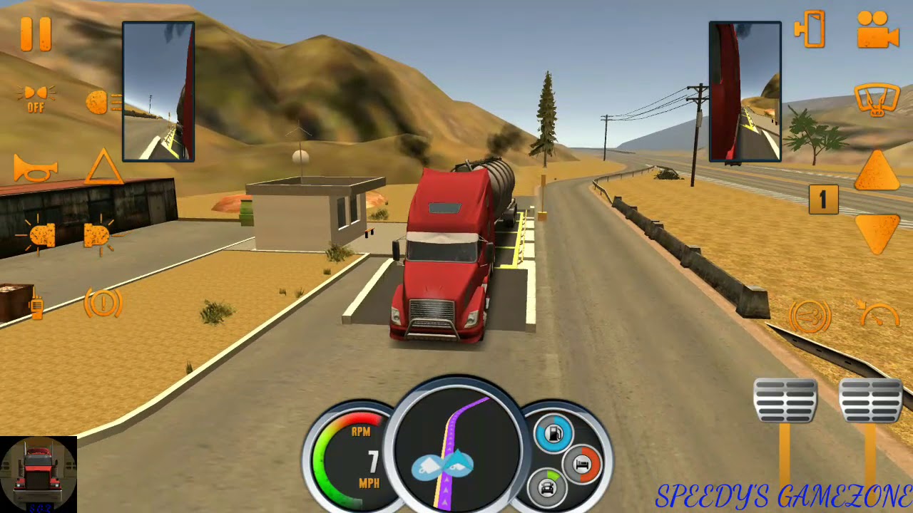 Truck Simulator USA: Volvo Volvo VNL game play - YouTube