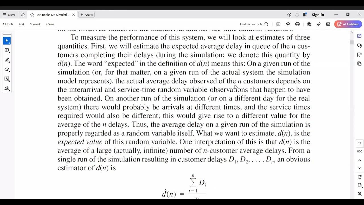 Simulation --1.4 simulation of a single server queueing system - YouTube