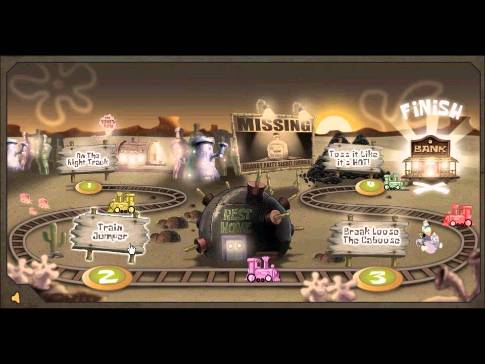 Internet games 17- Spongebob mystery train - YouTube