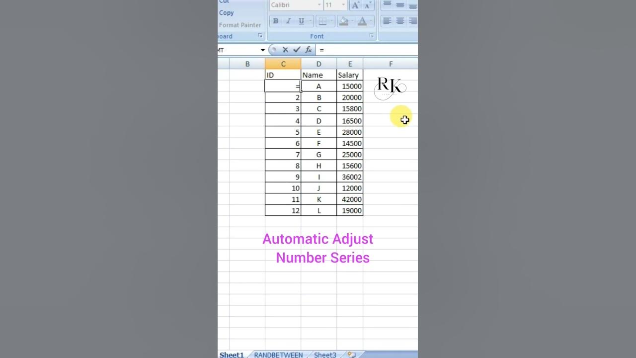 Auto Adjust Number Series In Excel shorts YouTube auto-adjust-number-series-in-excel-shorts-youtube