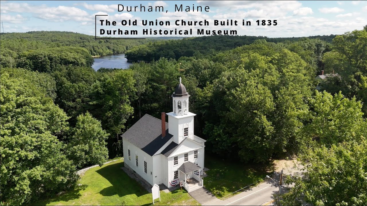 The Old Union Church built in 1835 in Beautiful 4K. Now the Durham ...