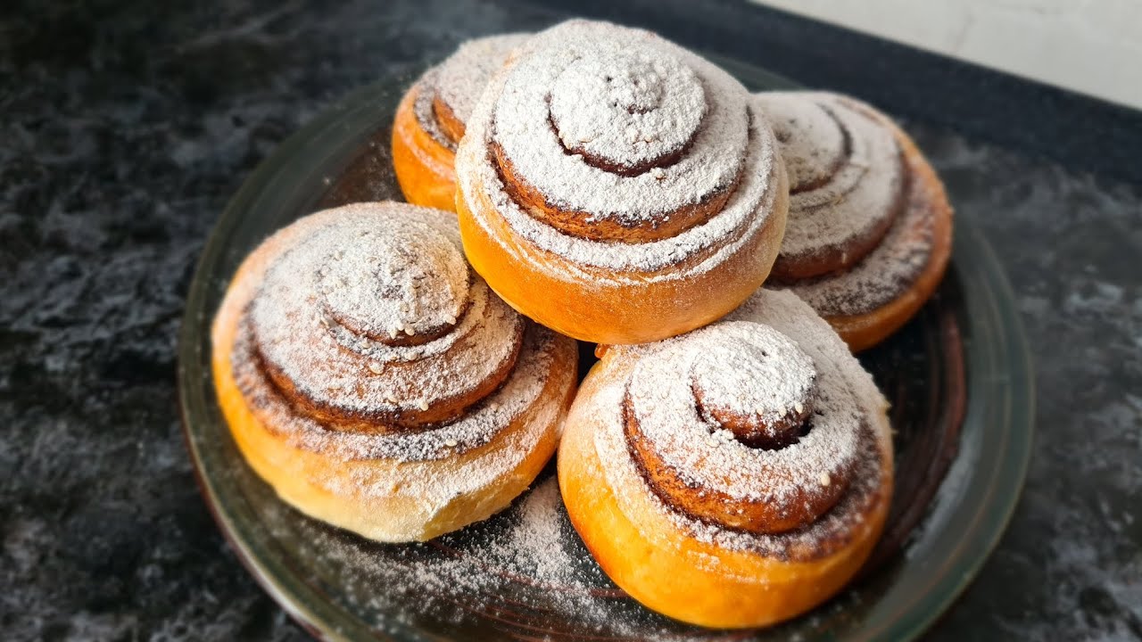 Булочка УЛИТКА | Snail bun 🔥🔥🔥 #булочки #булочкикчаю - YouTube