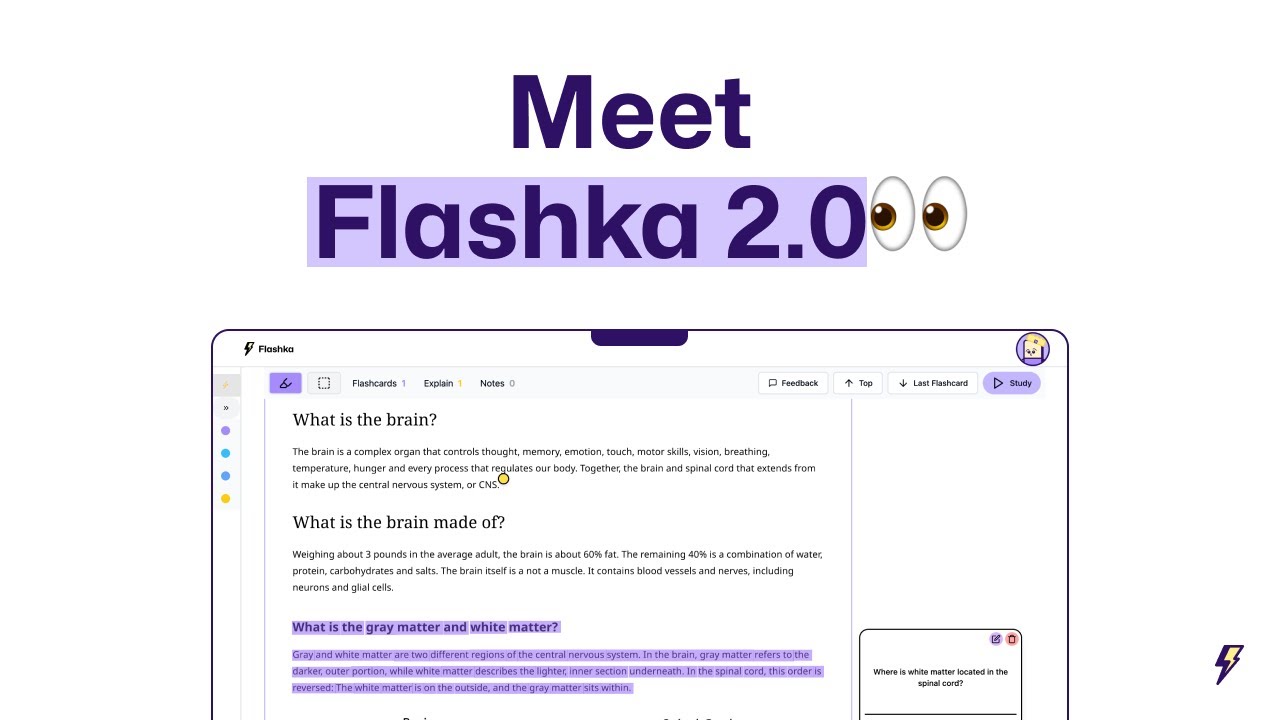 Meet Flashka 2.0: The best AI Flashcards tool - YouTube