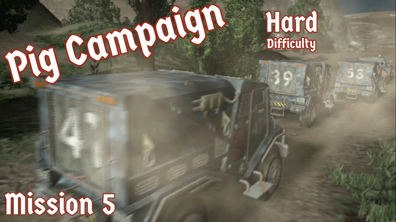 SWINE hd remaster Hard Difficulty Pig Campaign Missions 5 - YouTube
