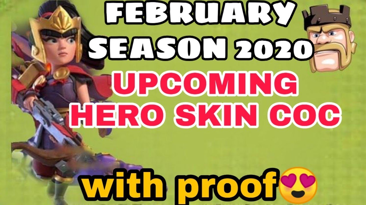 COC - UPCOMING HERO SKIN FEBRUARY 2020 | UPCOMING FEBRUARY HERO SKIN ...