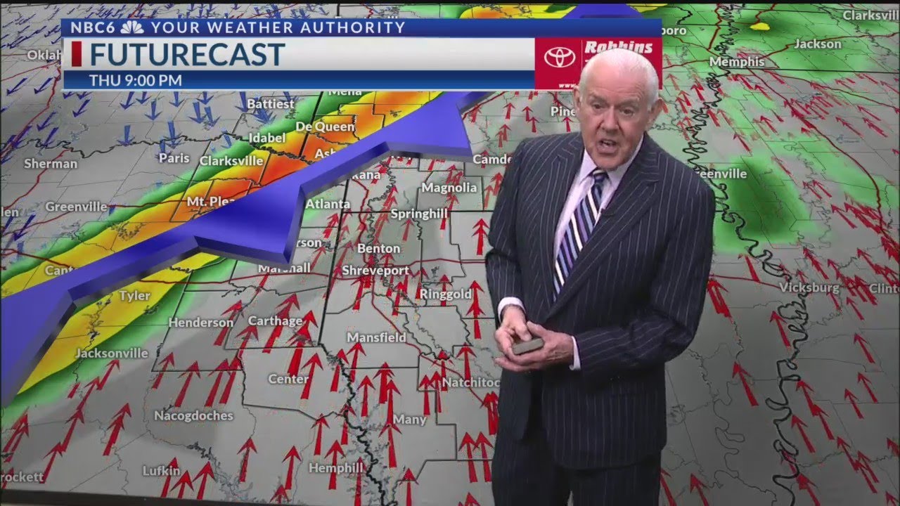 Severe Storms Possible Thursday Followed By Big Chill Youtube