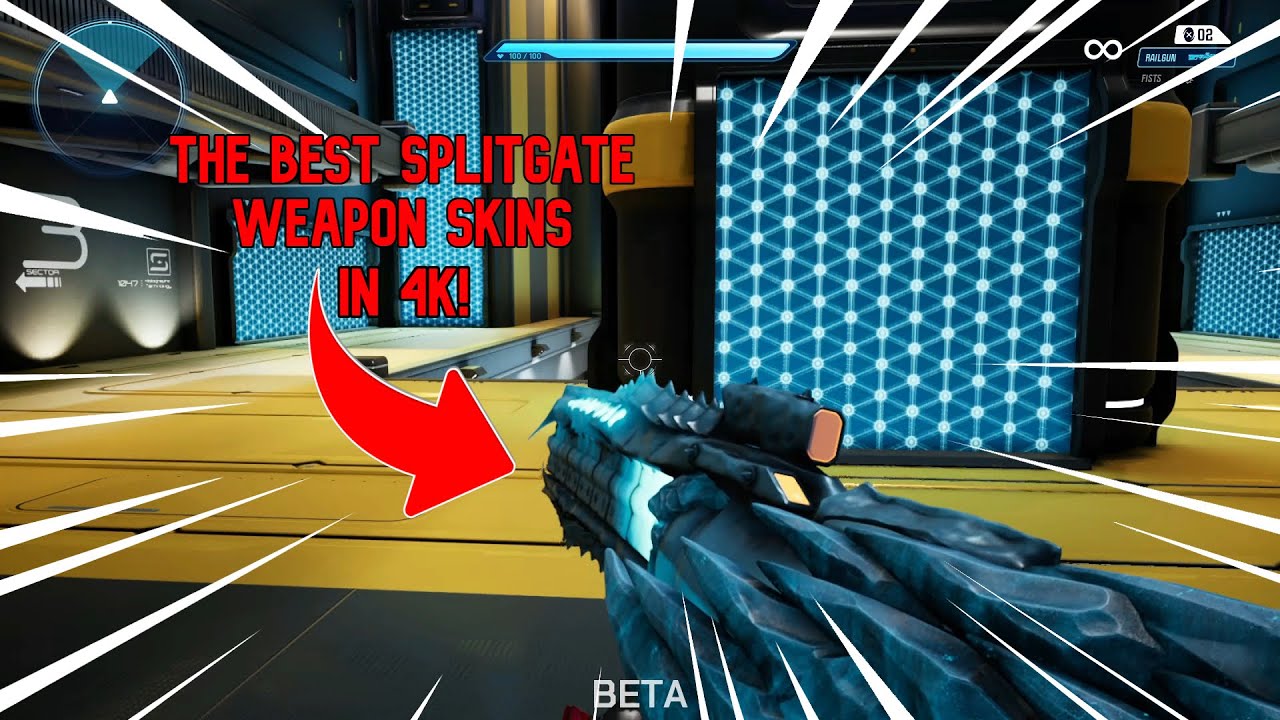 The Best Splitgate Weapon Skins in 4K - YouTube