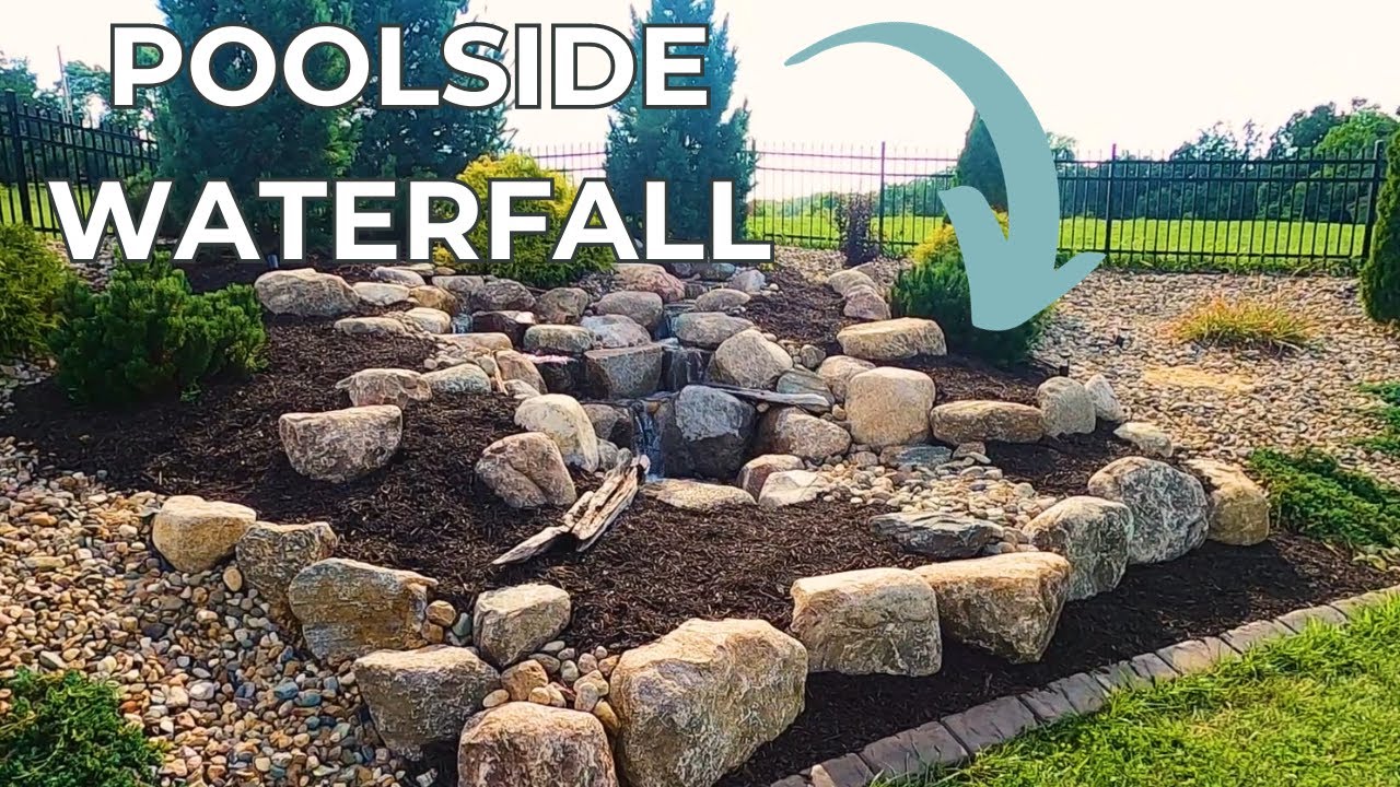 Split Stream Waterfall for the Pool's View! - YouTube