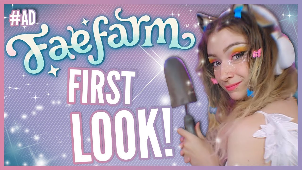AD First Look at Fae Farm! 🧚🏻‍♀️ With some FAIRY makeup/cosplay! 👩🏻‍🌾 ...
