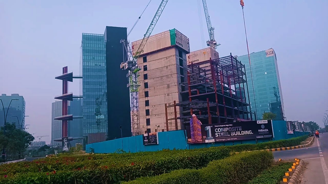 Gift City Gandhinagar Today | Gift City Latest Construction Update ...