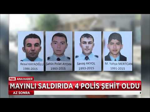 Mayınlı saldırıda 4 polis şehit oldu