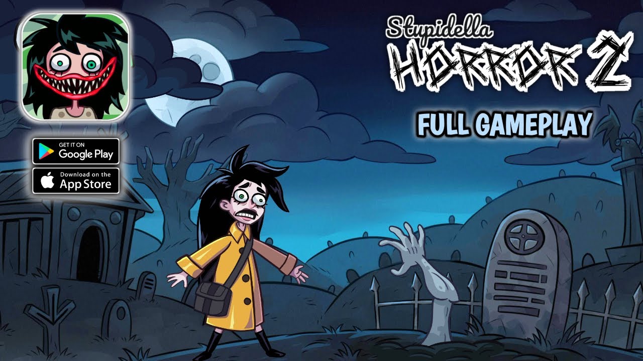 Stupidella Horror 2 - Full Gameplay Walkthrough (Android,IOS) - YouTube
