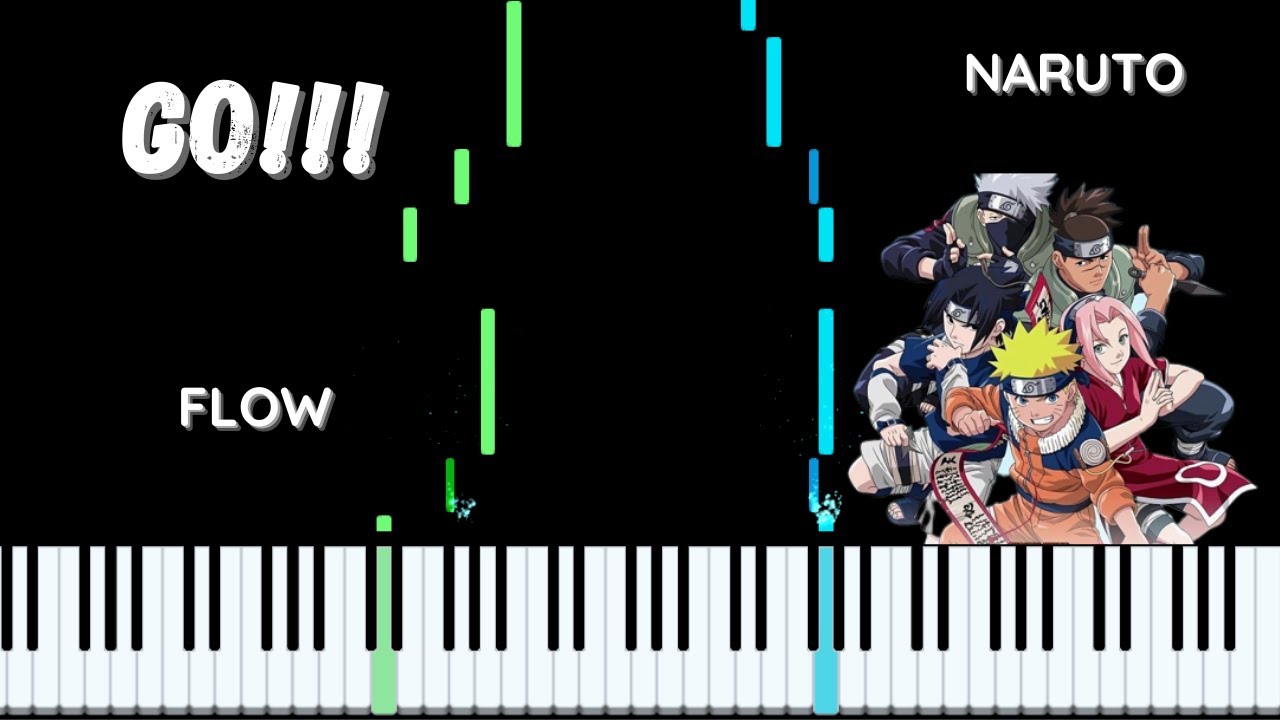 Naruto Clássico - Flow - GO!!! Quarta Abertura | Viola | Piano - YouTube