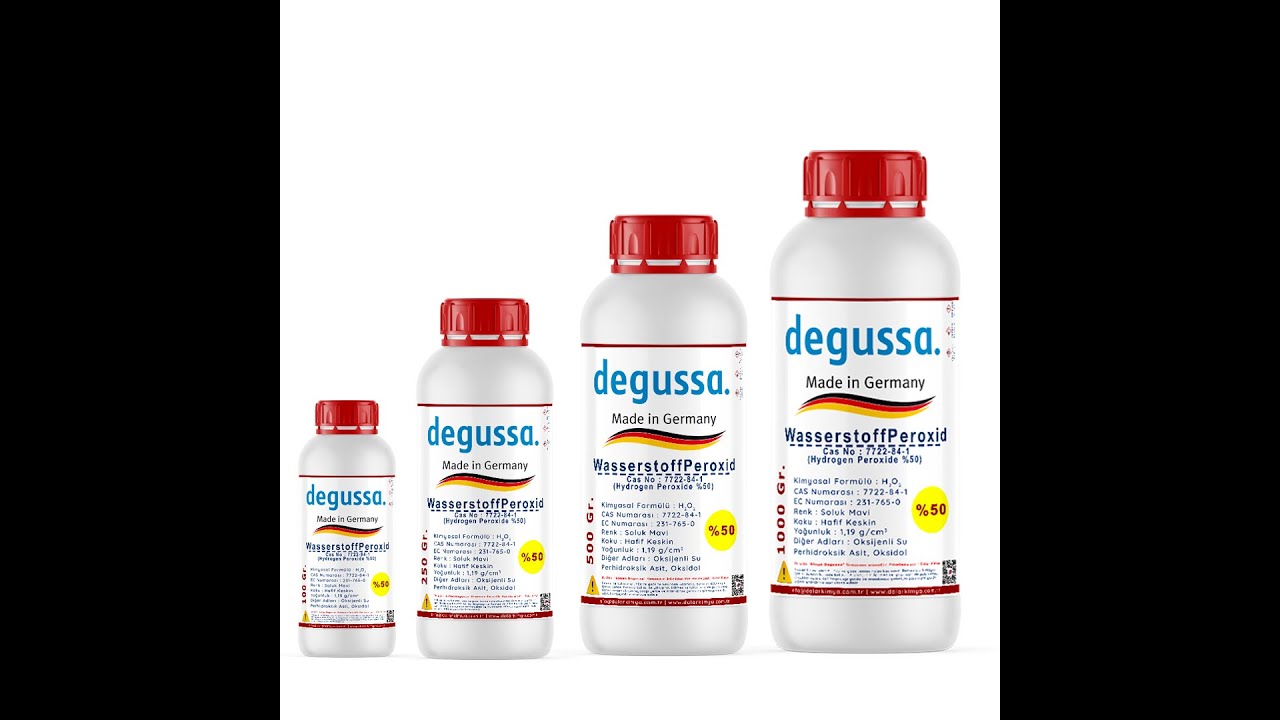 Degussa Hydrogen Peroxide %50 - YouTube