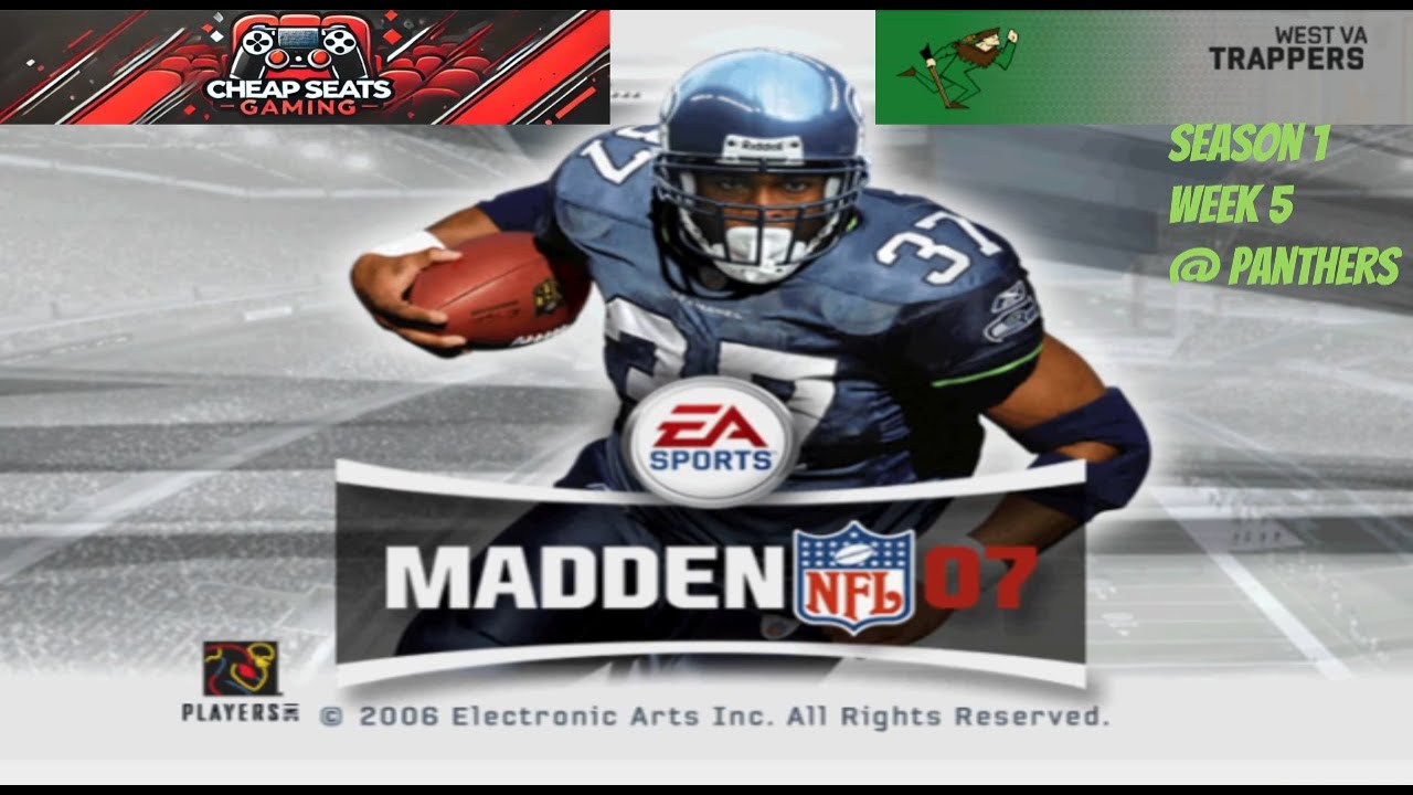 Madden NFL 2007 West Virginia Trappers S01WK05 - YouTube