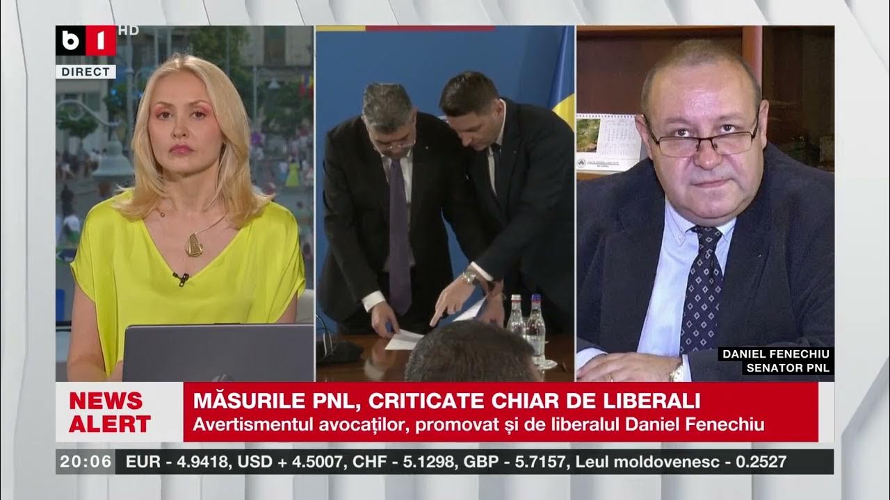 AVERTISMENTUL AVOCAȚILOR, PROMOVAT ȘI DE LIBERALUL DANIEL FENECHIU_Știri B1_13 aug 2023 - YouTube