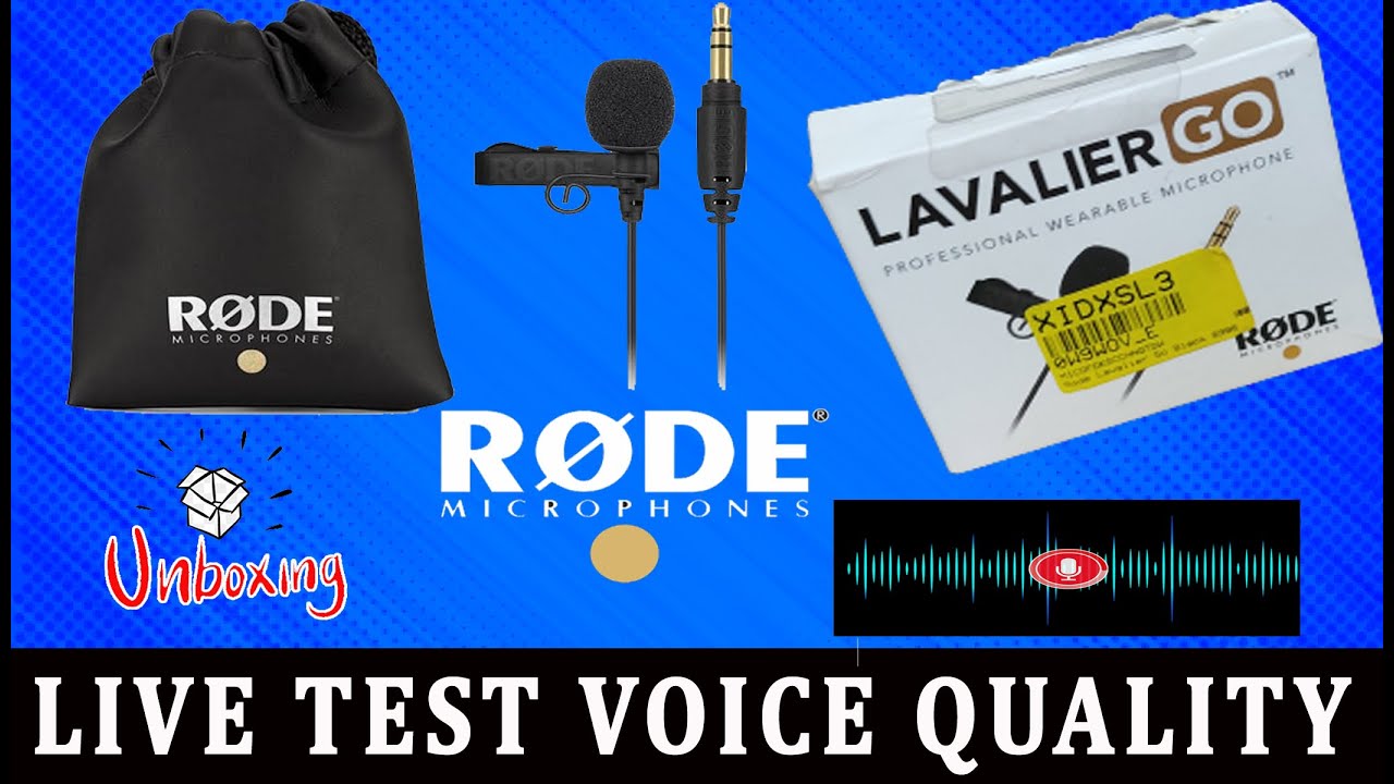 Rode Collar Microphone Voice Quality test - YouTube