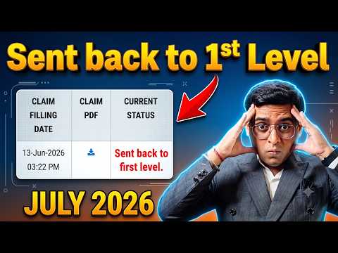 Big Problem🚨 PF Claim Status Sent Back to first level | Rejected Nahi! Paisa Milega Ya Nahi?