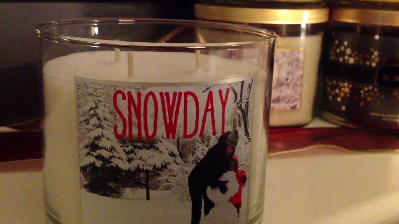 Bath & Body Works White Barn Holiday 2013 Candles: Snow Day Collection ...