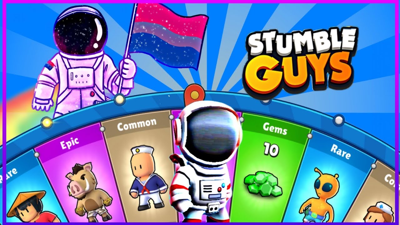 ASTRONAUT JE TU NOVI SKIN Stumble guys - YouTube