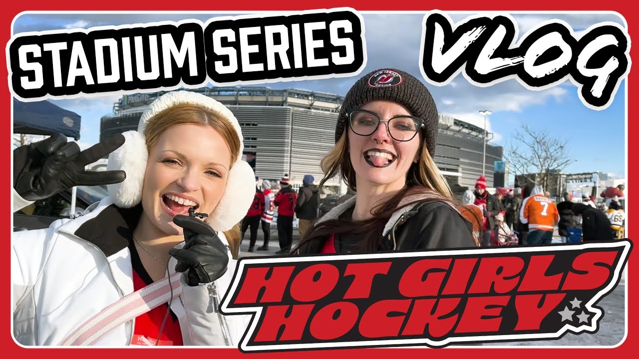 2024 NJ Devils Stadium Series - Hot Girls Hockey Vlog! - YouTube