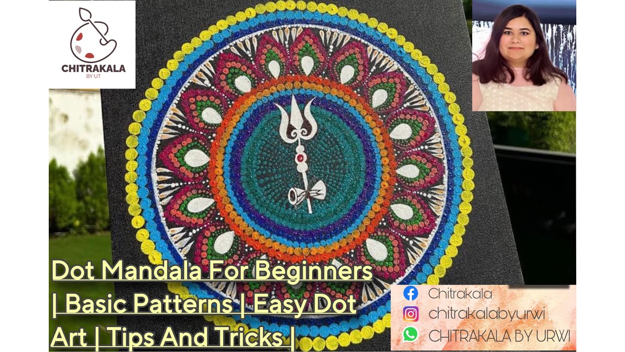 Dot mandala for beginners | Basic patterns | Easy Dot Art | Tips and ...