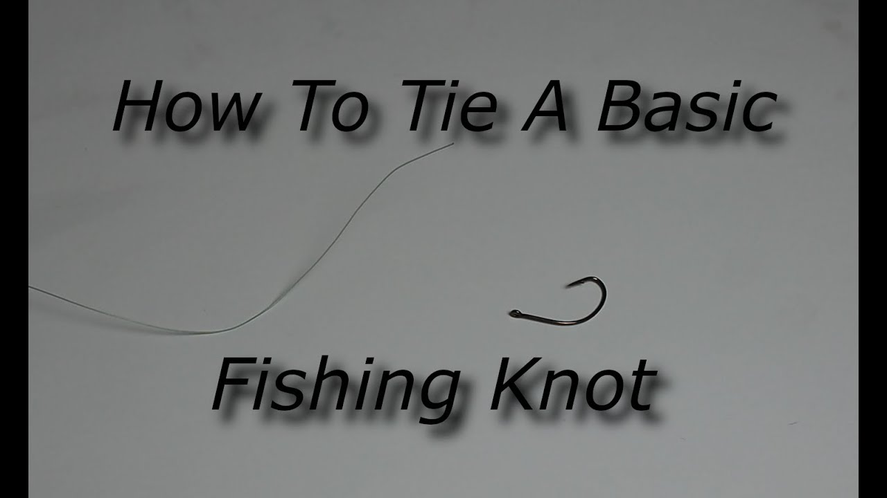 How To Tie a Basic Fishing Knot - Fishermans Knot. - YouTube