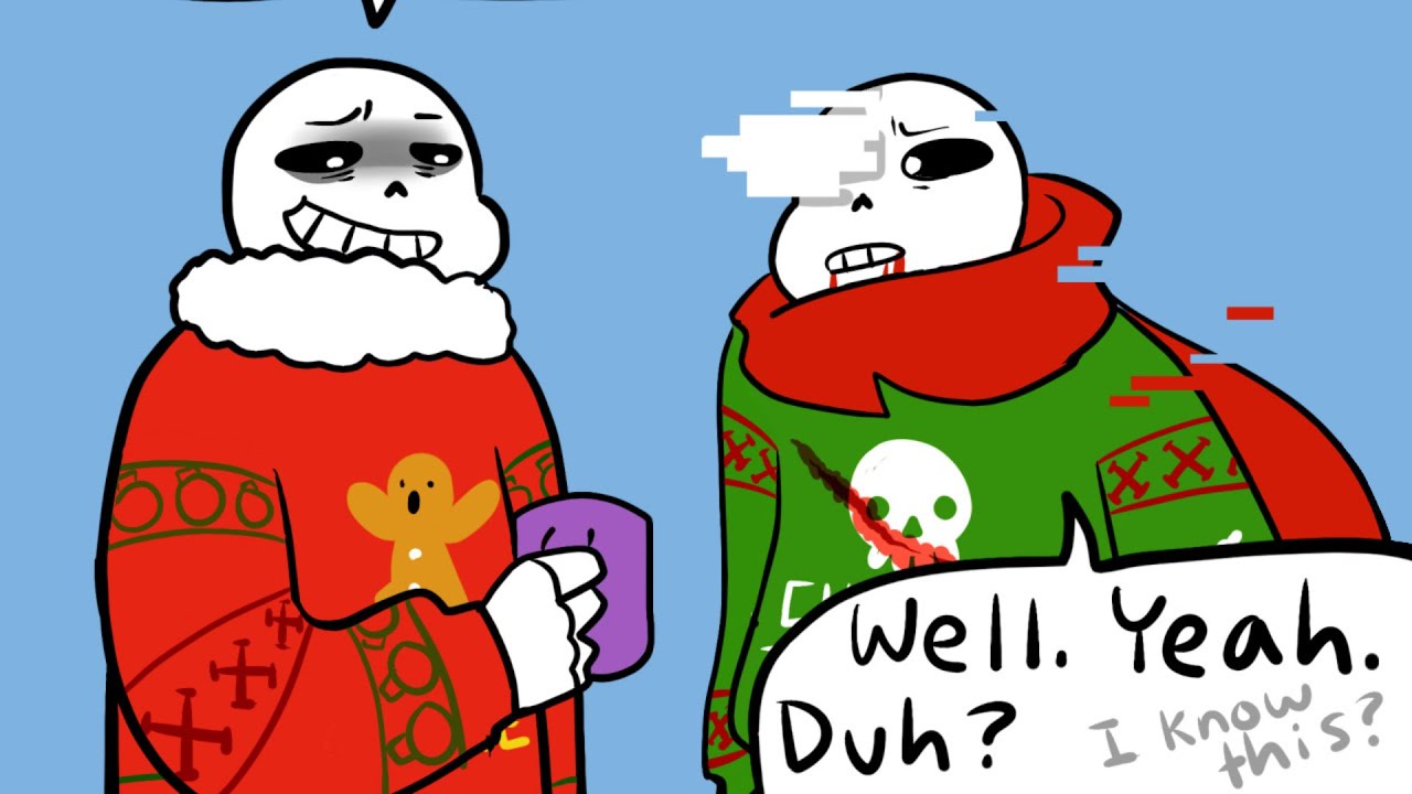 Re-Watching the Undertale Christmas Party AU Comic Dub from 10 years ...