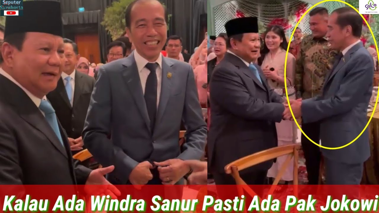 Jokowi & Prabowo Malam2 Reunian Pernikahan Anak Hatta Rajasa, Kapten ...