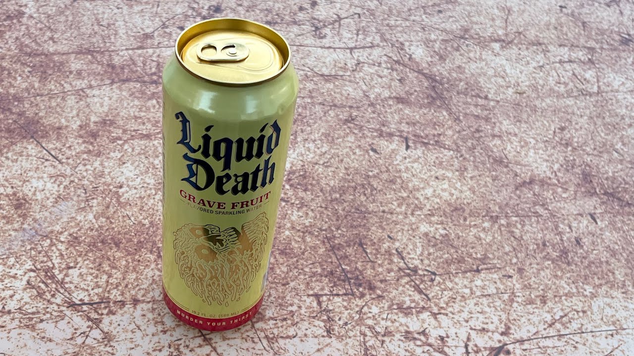 Liquid Death | Grave Fruit Taste Test - YouTube