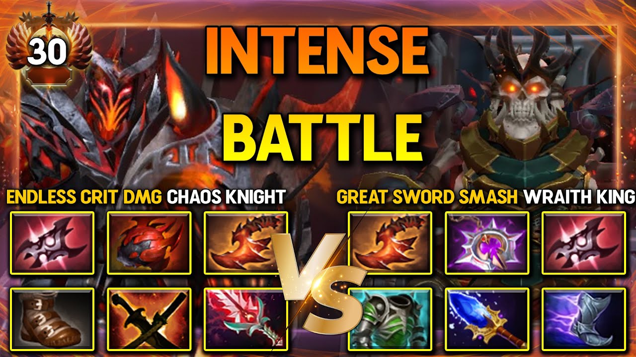 WHO IS STRONGER? Between Endless Critical Dmg Chaos Knight Vs. Great ...