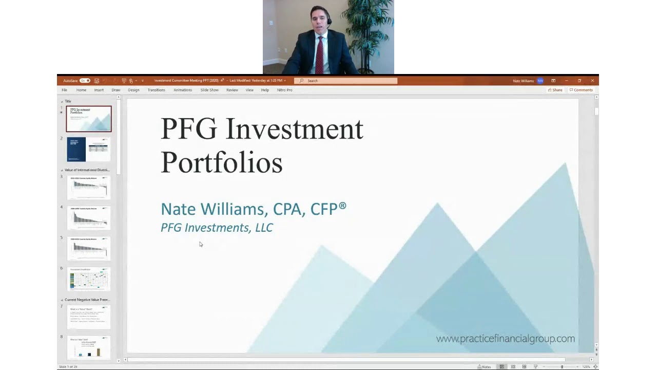 PFG Webinar - Investments (11/20/20) - YouTube