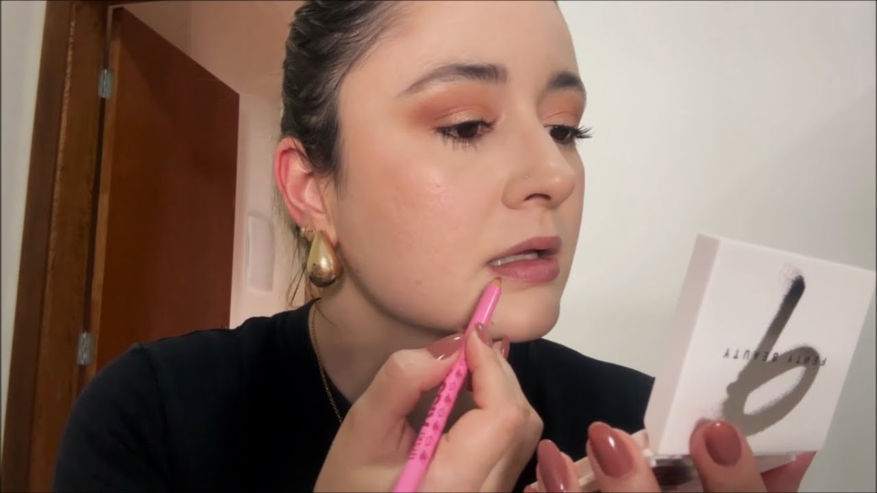 ASMR: ME MAQUIANDO COM MAKES NOVAS + MASCANDO CHICLETE - YouTube