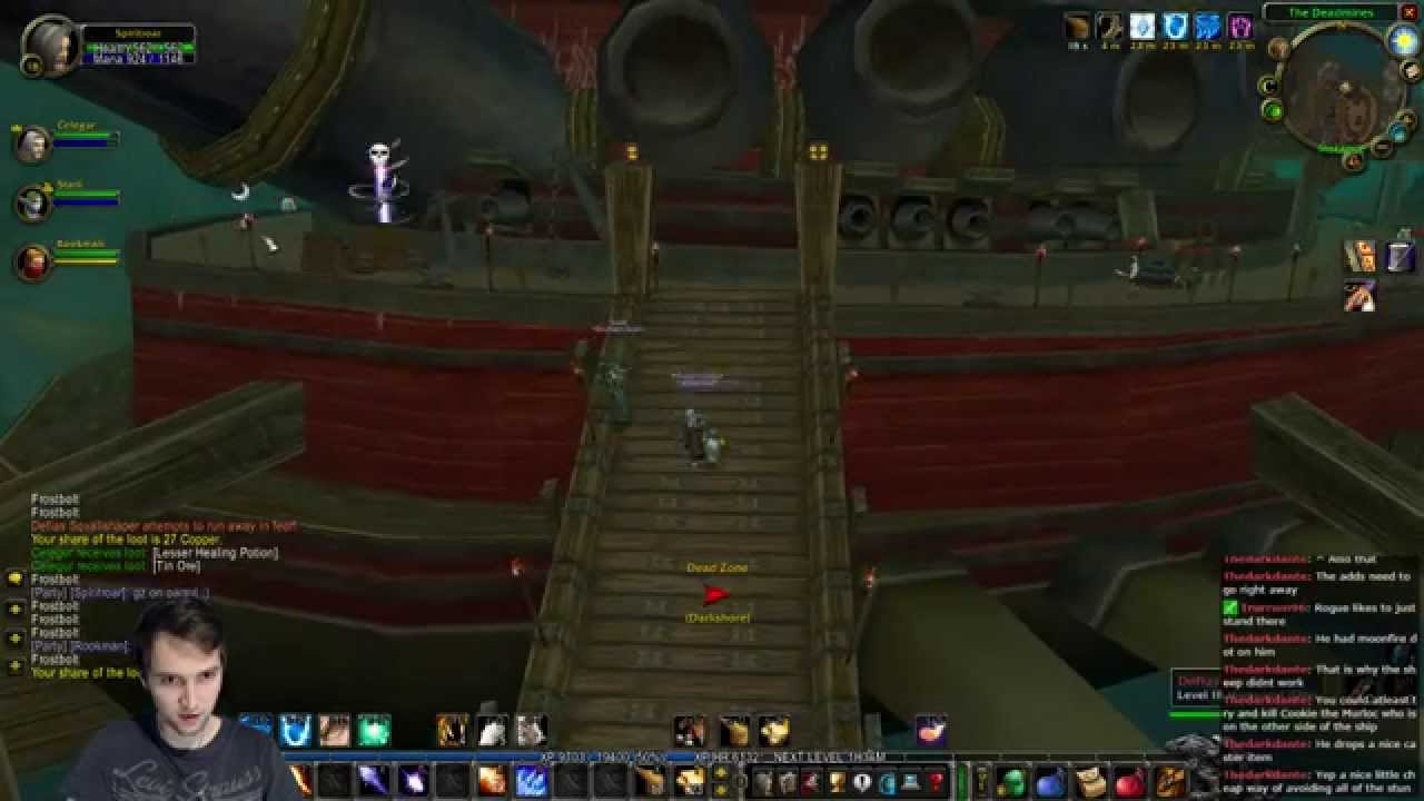 Vanilla WoW ★ Nostalrius ★ Into the Deadmines ★ Mage Leveling #8 - YouTube