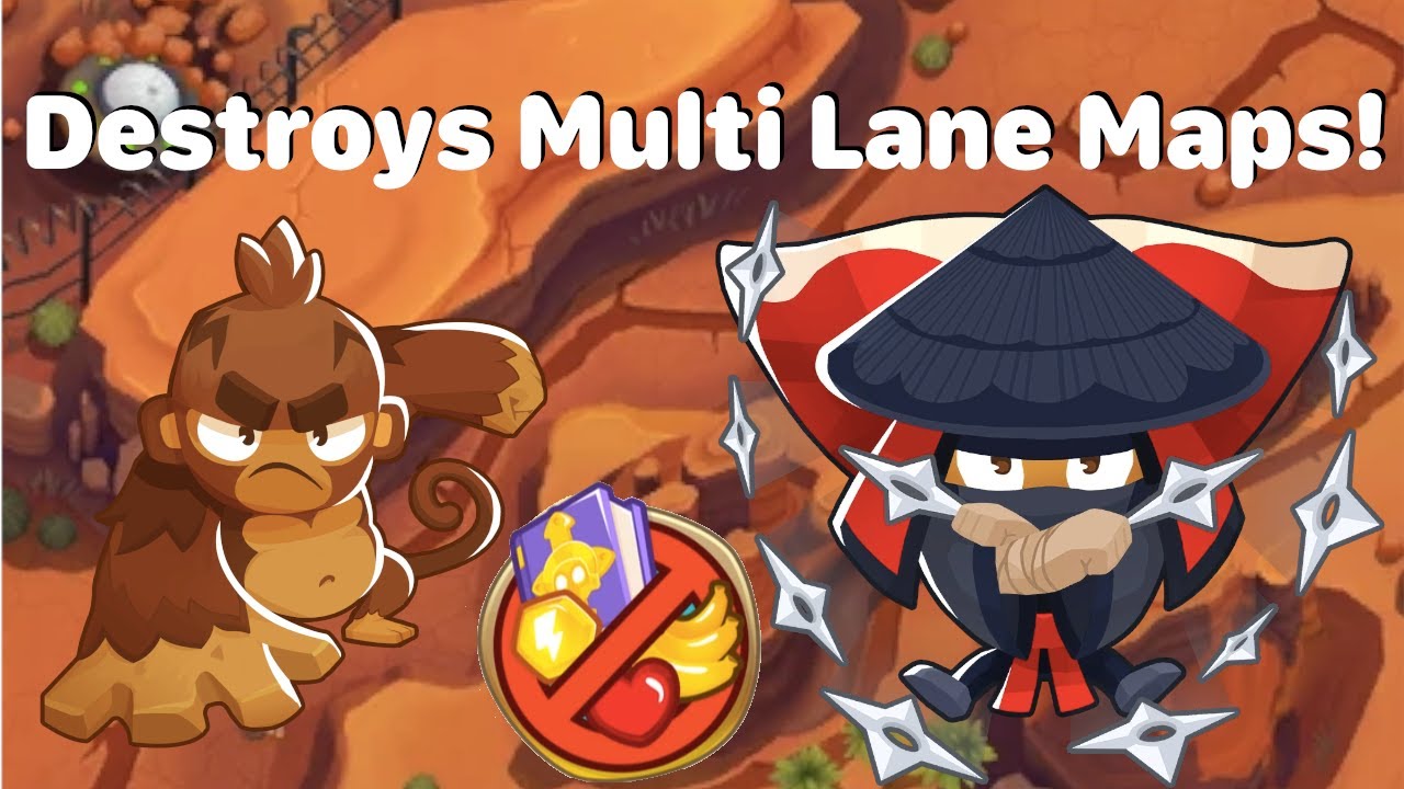 This Ninja Strategy will Destroy Harder Maps! - Bloons TD 6 - YouTube
