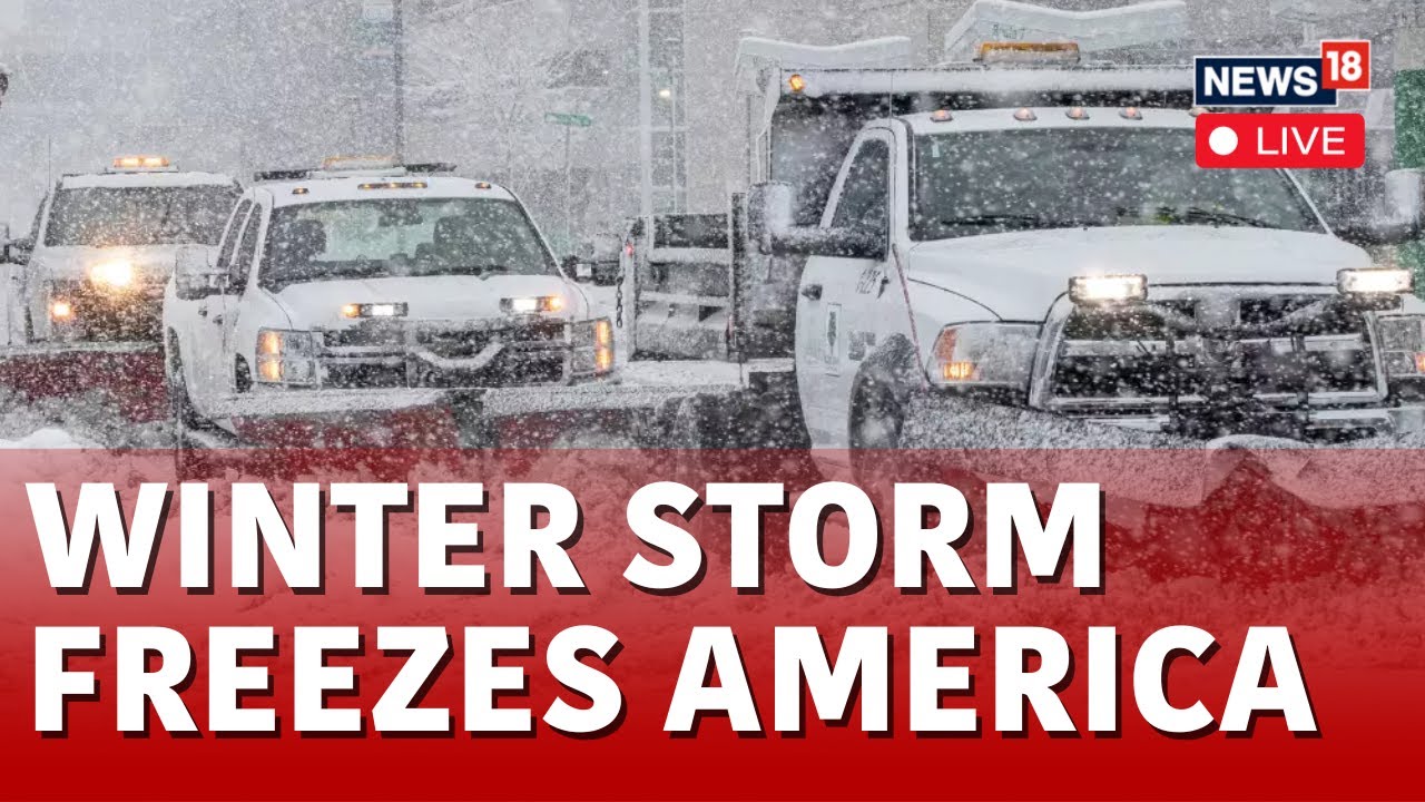 Powerful Winter Storm In US Unleashes Snow, Freezing Temperatures LIVE ...
