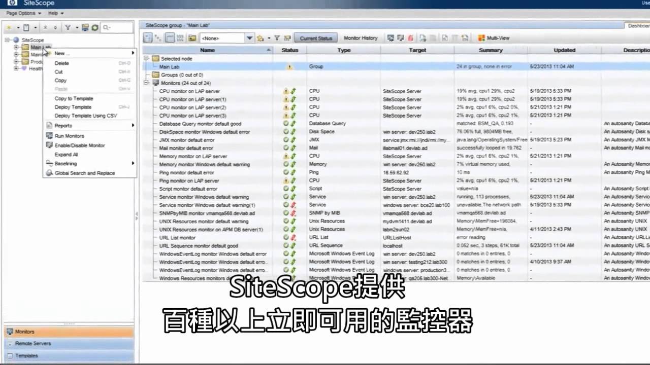 HP SiteScope Overview - YouTube