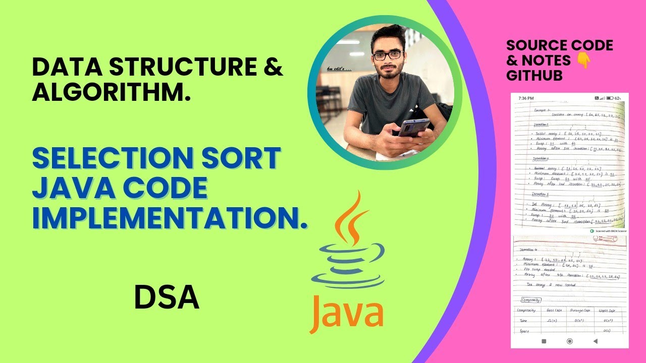 Selection Sort Java Code Implement Selection Sort In Java 8203