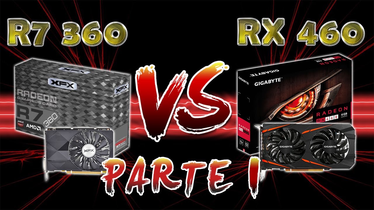 R7 360 VS RX 460 (FX 6300) 4 Games 1080p #1 - YouTube