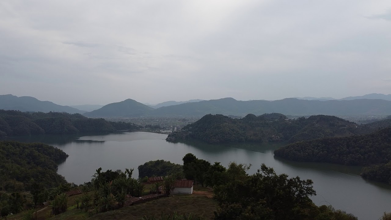 ##begnas lake side view by drone camera - YouTube