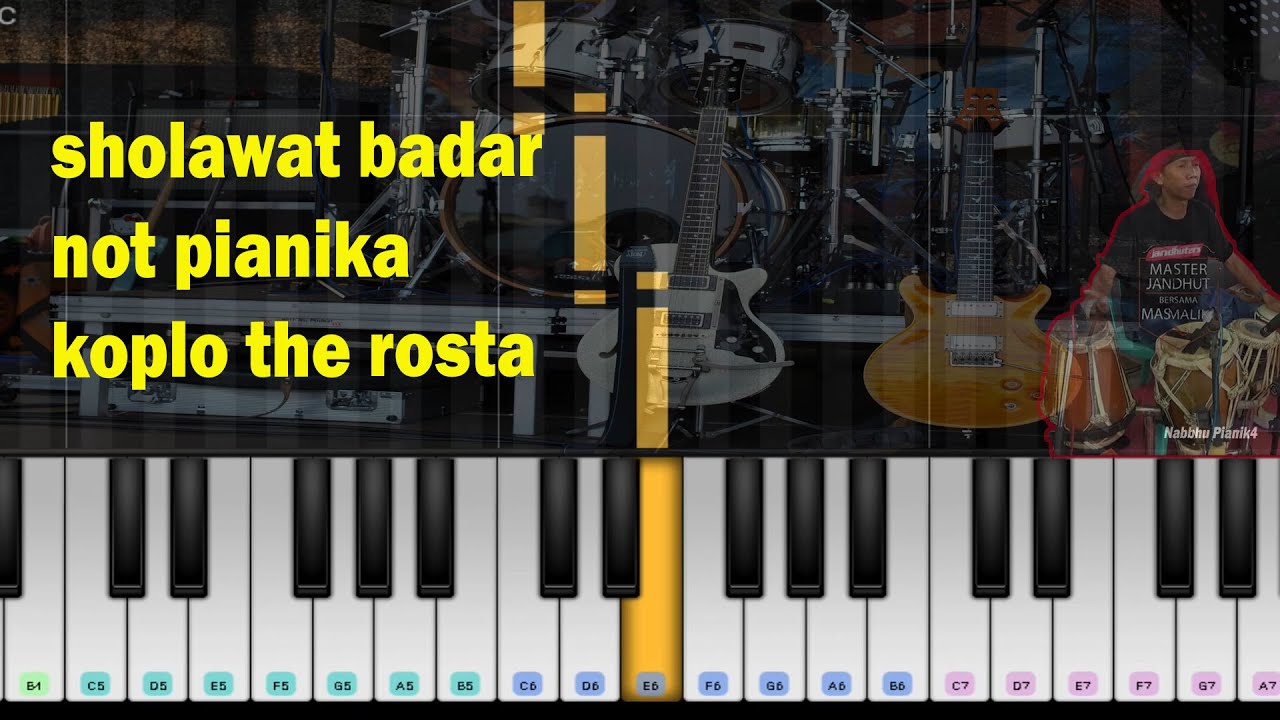 sholawat badar not pianika koplo full bass - YouTube