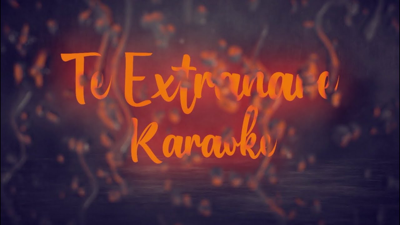 Te Extrañare KARAOKE - YouTube